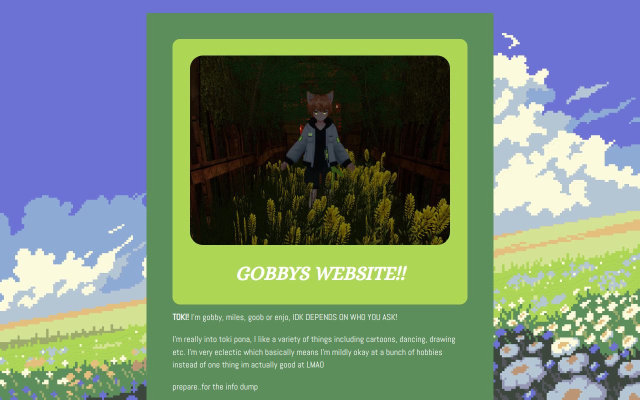 Gobby's Website!